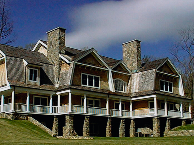 Dutch Colonial Country Estate - Craftsman - Exterior - New York - by ...