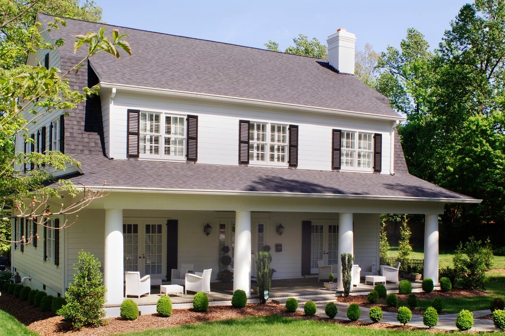 Dutch Colonial - Traditional - Exterior - Raleigh - by James S. Collins ...
