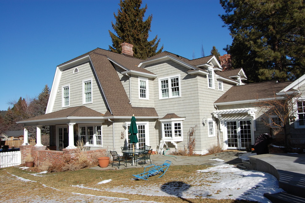 Dutch Colonial Major Addition and Remodel - Traditional - Exterior ...