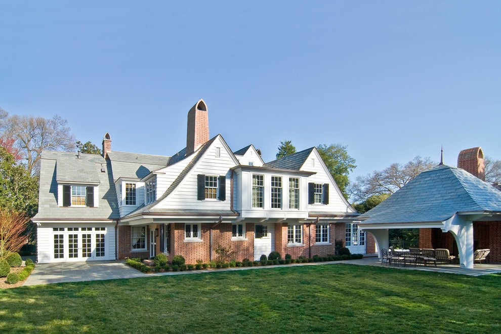 DUTCH COLONIAL RENOVATION - Traditional - Exterior - Charlotte - by ...