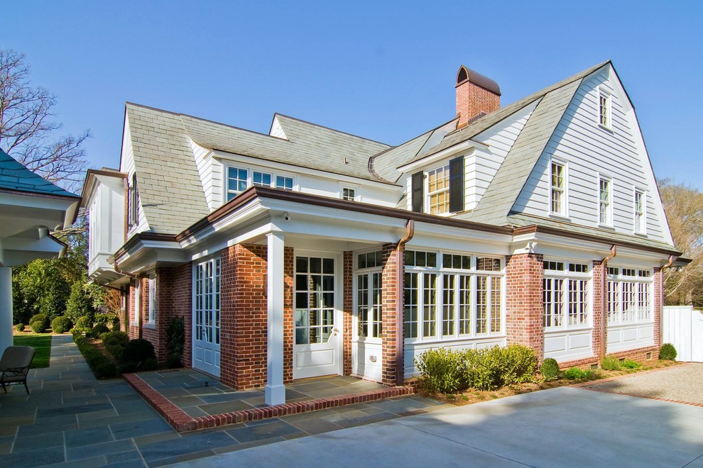 DUTCH COLONIAL RENOVATION - Traditional - Exterior - Charlotte - by ...