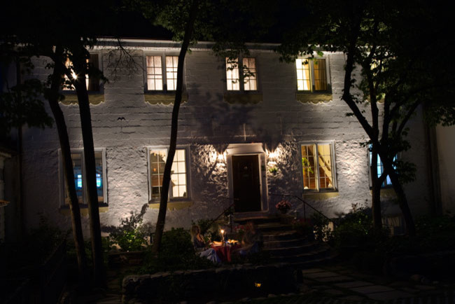 Dutch Colonial Restoration : Landscape Lighting - Traditional ...