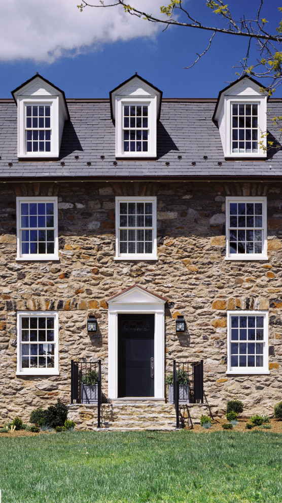 Early American Colonial Home - Farmhouse - Exterior - DC Metro - by ...