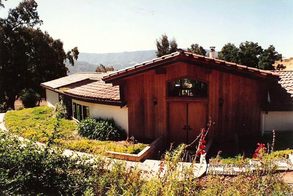 Earth Berm House - Traditional - Exterior - Santa Barbara - by Timothy ...