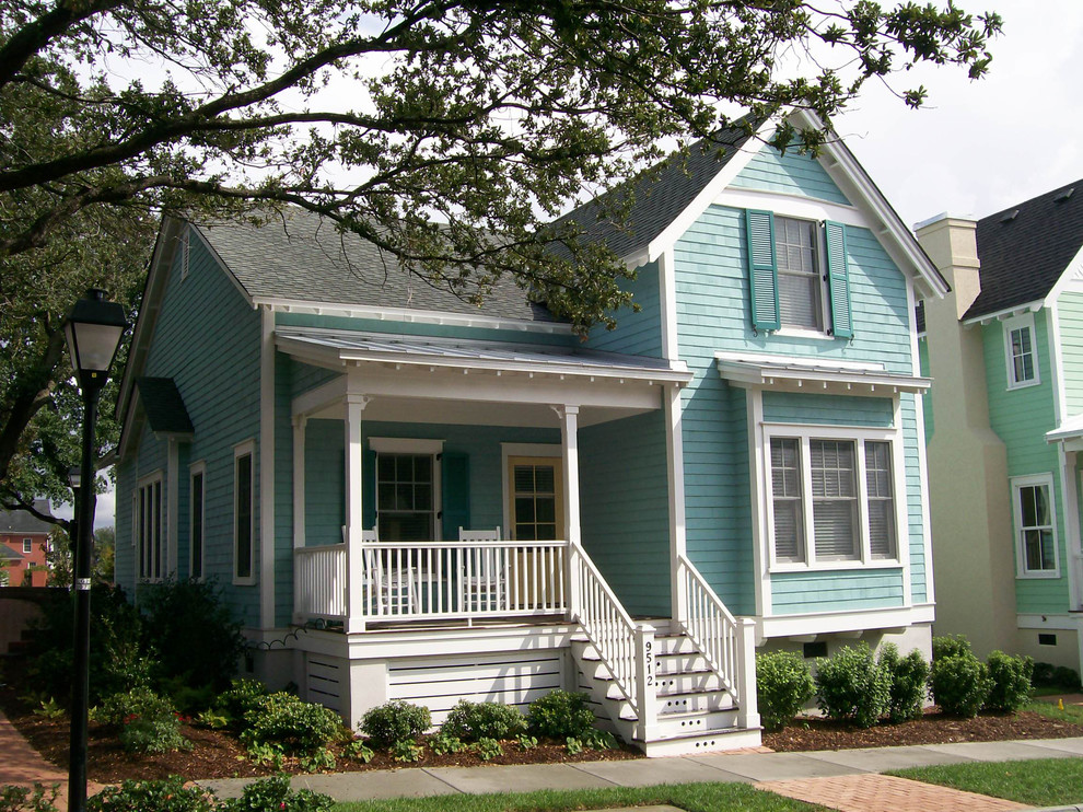 East Beach Cottage Court - Beach Style - Exterior - Atlanta - by ...