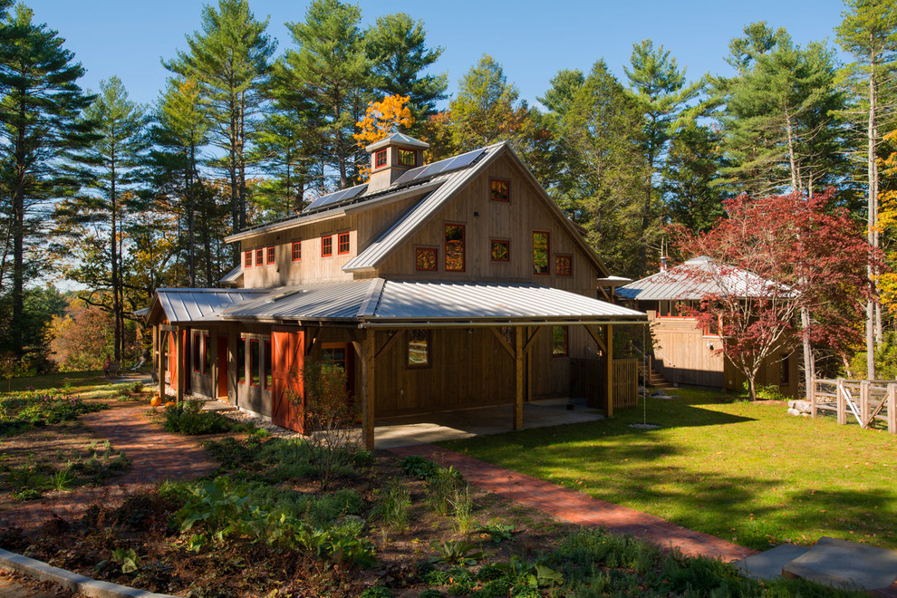 East Coast Barn Style - Rustic - Exterior - Boston - by Bensonwood | Houzz