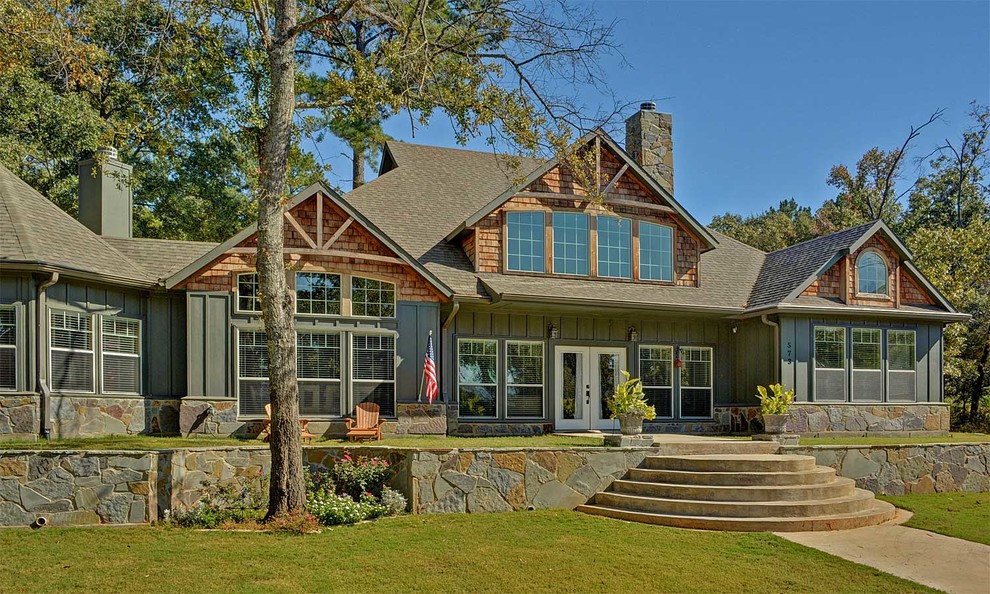 East Texas Lake Home - Craftsman - Exterior - Dallas - by Mike Blake ...