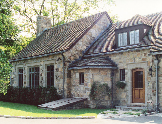 Eccentric Tudor Fancy - Greenwich - Traditional - House Exterior - New ...