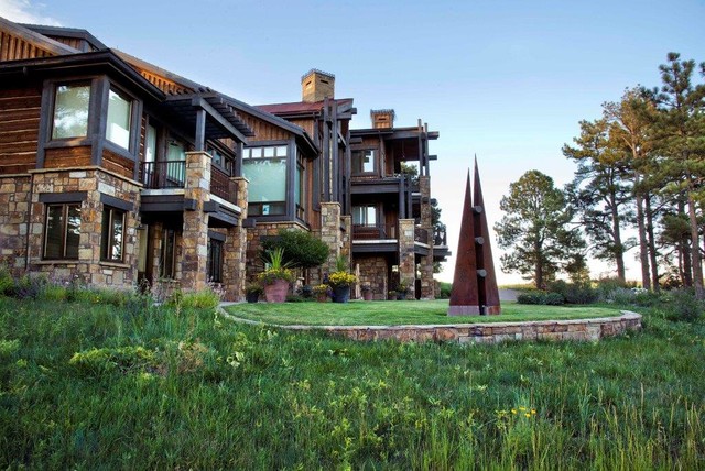 Eclectic Landscape Design in Parker, Colorado - Éclectique - Façade ...