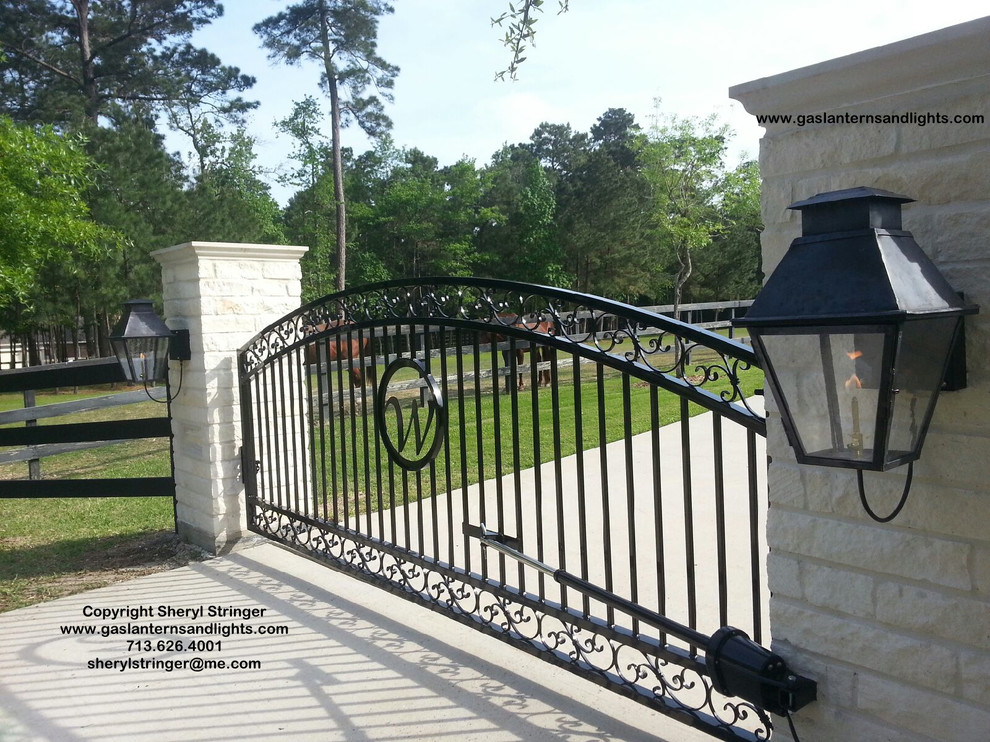 Electric and Gas Lanterns by Sheryl Stringer - Traditional - Exterior ...