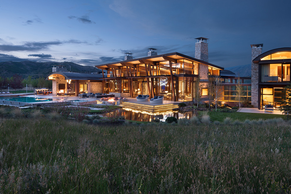 Elk Peak Ranch - Rustic - Exterior - Denver - by Structural Associates ...