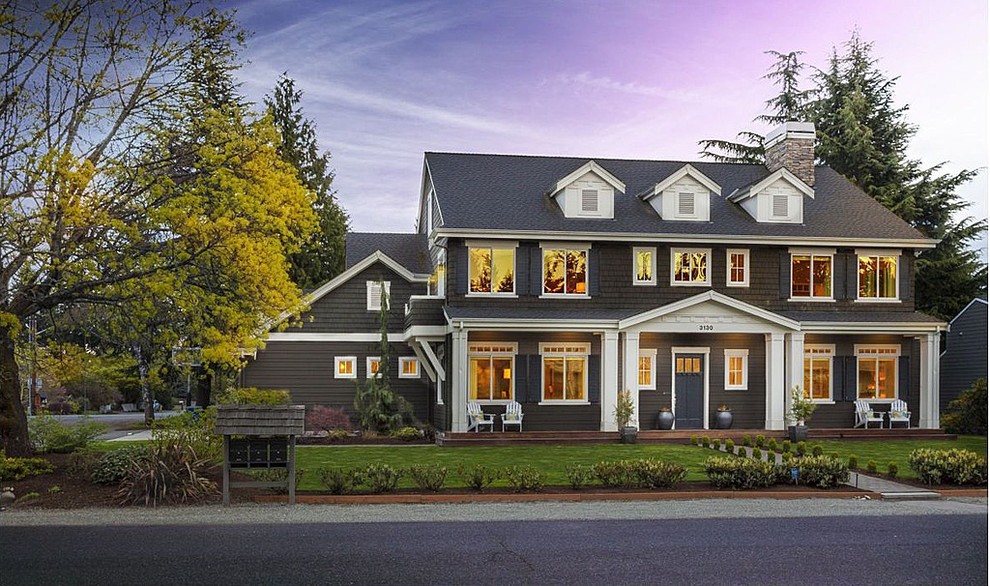 Enatai Colonial - Front elevation - Traditional - House Exterior ...