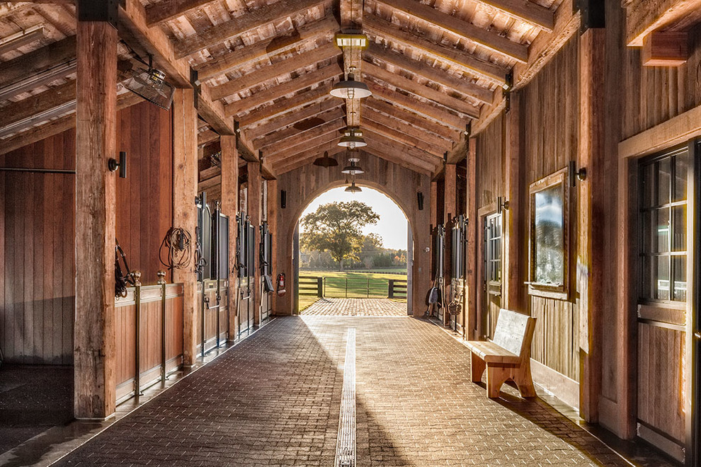 English Country Barn - Exterior - Other - by Wright Design | Houzz