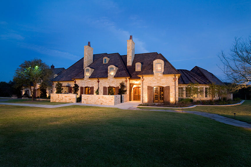 English Countryside Manor - Traditional - Exterior - Austin - by ...