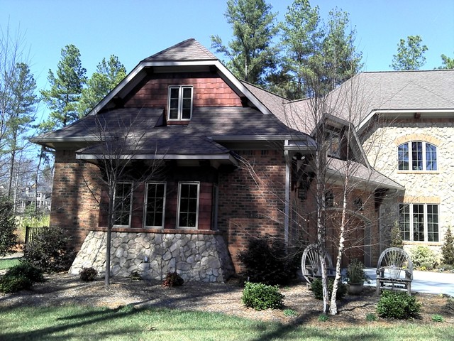 English Manor Home Plans - Traditional - House Exterior - Charlotte ...