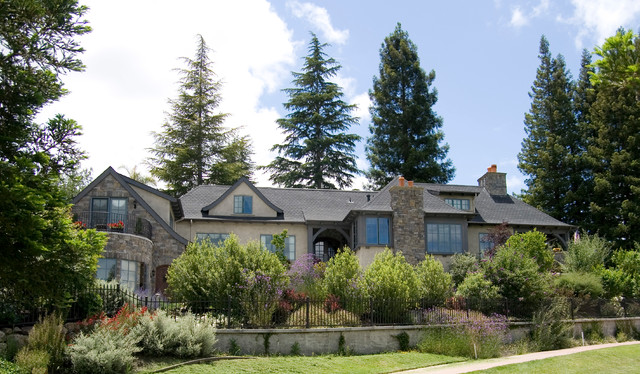English Stone Exterior - Midcentury - Exterior - San Diego - by ...