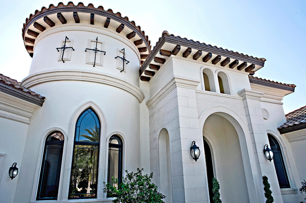Entry and Dining Corbel Details - Mediterranean - Exterior - Miami - by ...