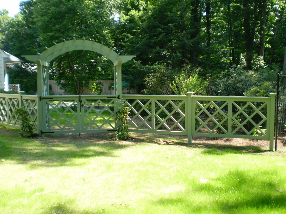 Entry Arbor - Traditional - Landscape - New York - by Riverside Fence ...