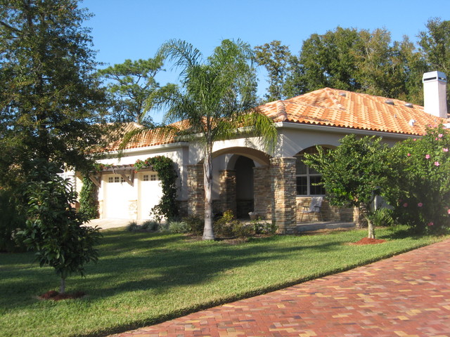 Entry at casa ValJim - Méditerranéen - Façade - Tampa - par Jim Finch ...