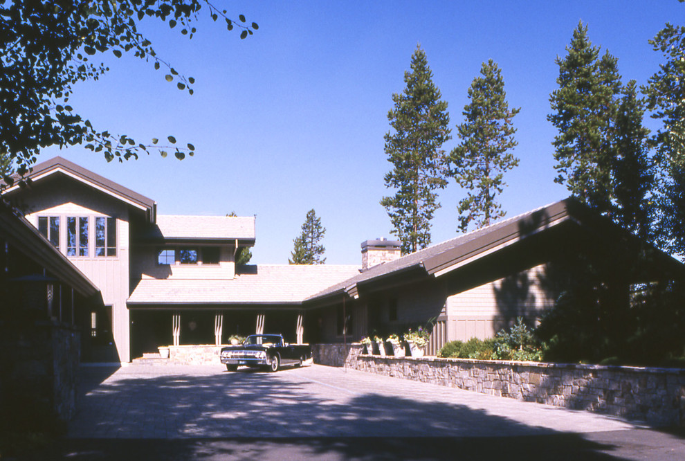 Entry Auto Court - Eclectic - Exterior - Portland - by MCM Design | Houzz