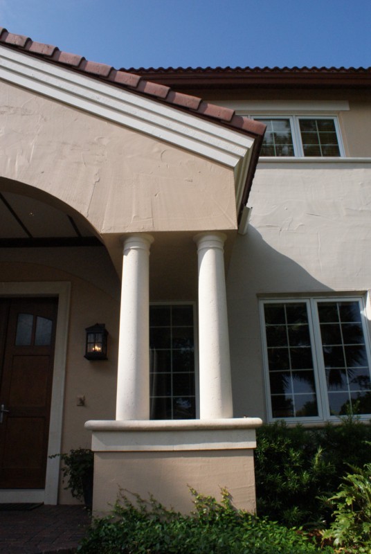 Entry columns - Mediterranean - Exterior - Tampa - by 2 YOUNG ...