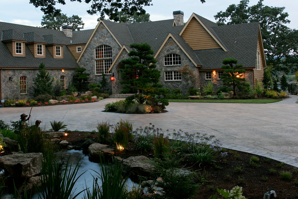 Entry Landscape - Traditional - House Exterior - Portland - by All ...