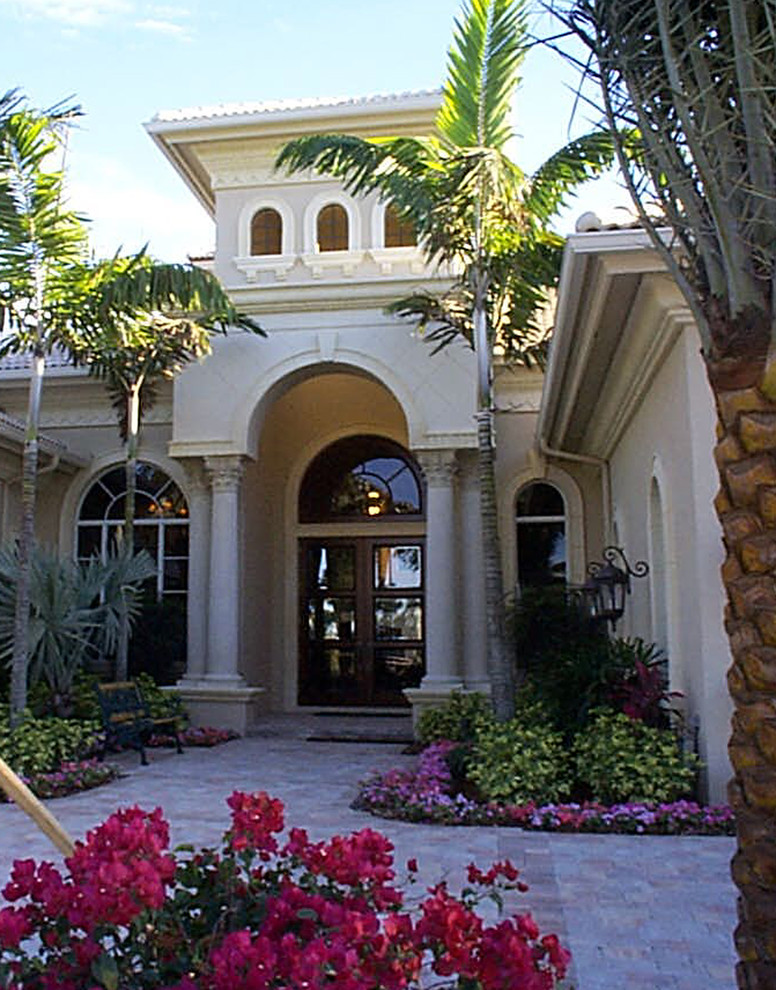 Entry Portico - Traditional - Exterior - Miami - by Yates Associates ...