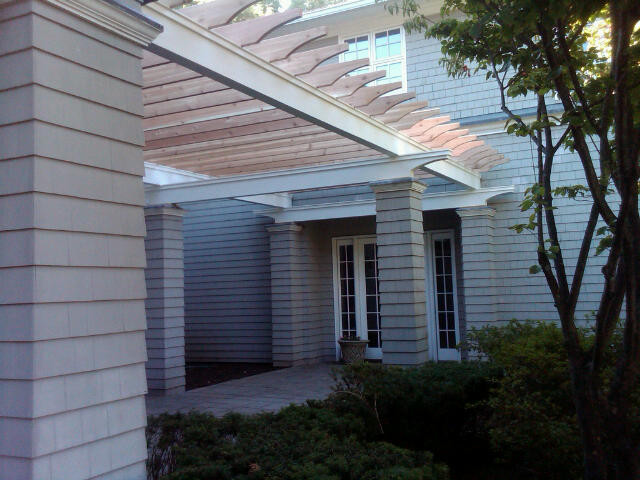 Entry Trellis - Traditional - Exterior - New York - by 3-D Contracting ...