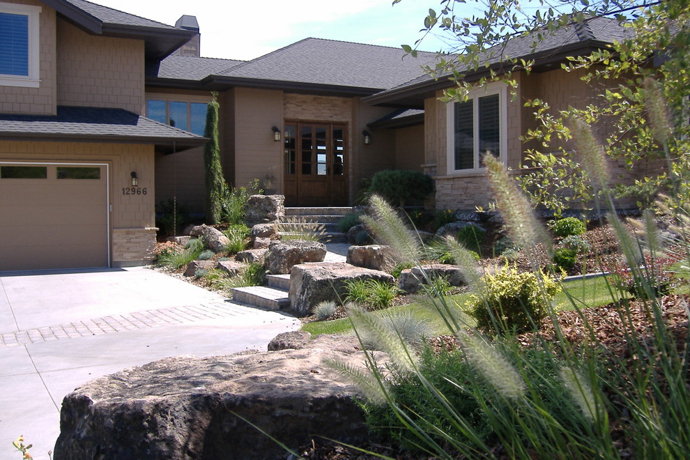 Entry Walks - Contemporary - House Exterior - Boise - by Chuck B ...