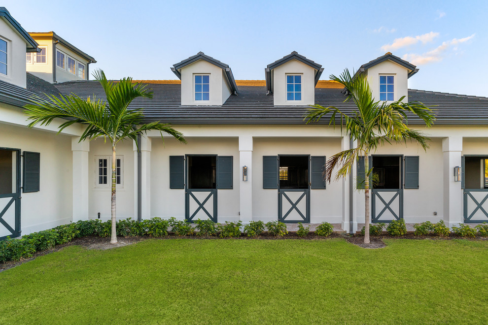 Equestrian: Horse Stables and Barns - Contemporary - Exterior - Miami ...