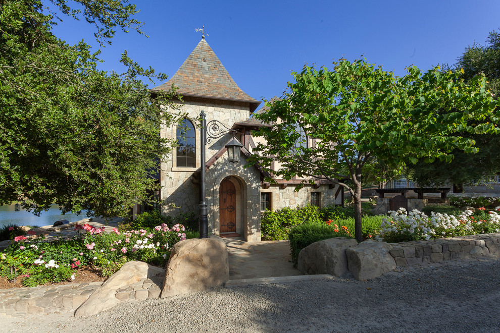European Country Cottage - Farmhouse - Exterior - Santa Barbara - by ...