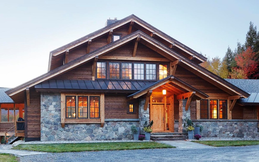 European-Inspired Mountain Chalet - Contemporary - Exterior ...