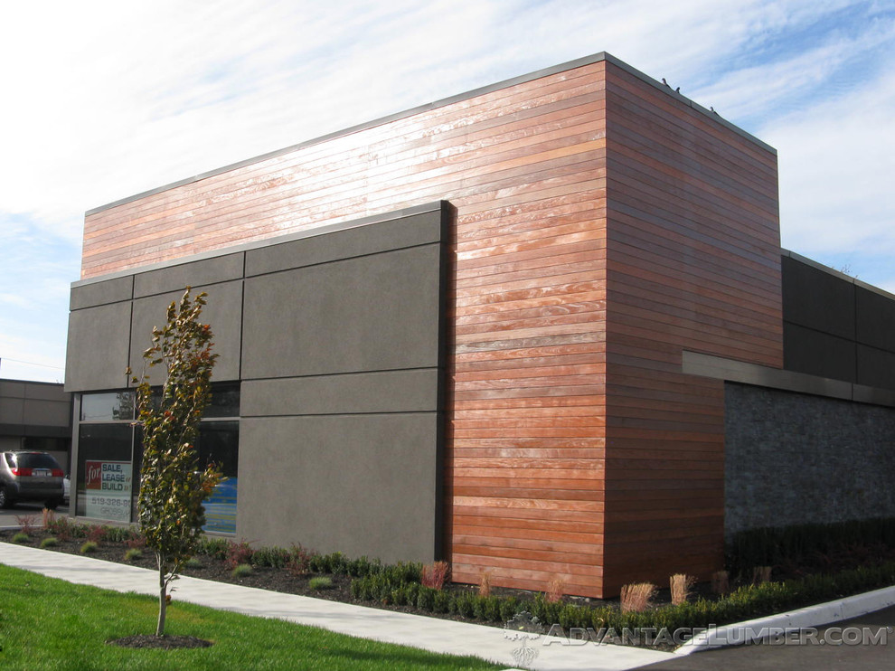 Exotic Hardwood Siding - Contemporary - Exterior - Toronto - by ...