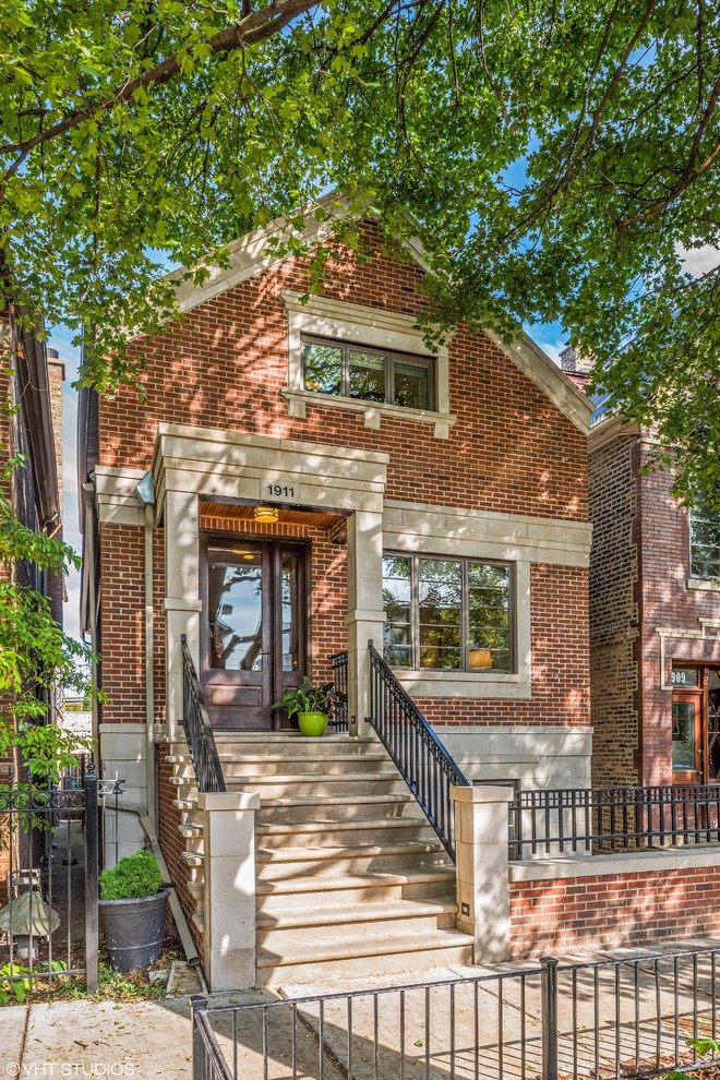Expanded Cottage in Bucktown - Craftsman - Exterior - Chicago - by ...