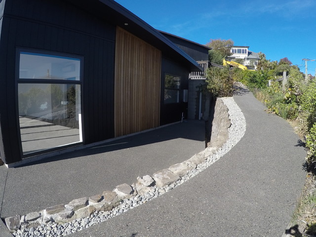 Exposed Aggregate Concrete - Modern - Exterior - Christchurch - by ...