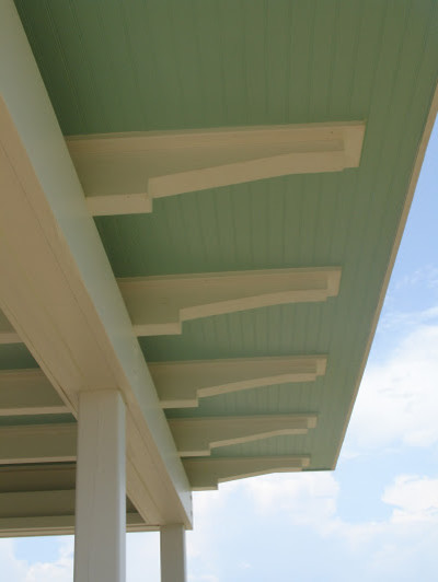Exposed Rafters Porch Detail - Contemporary - Exterior - Wilmington ...