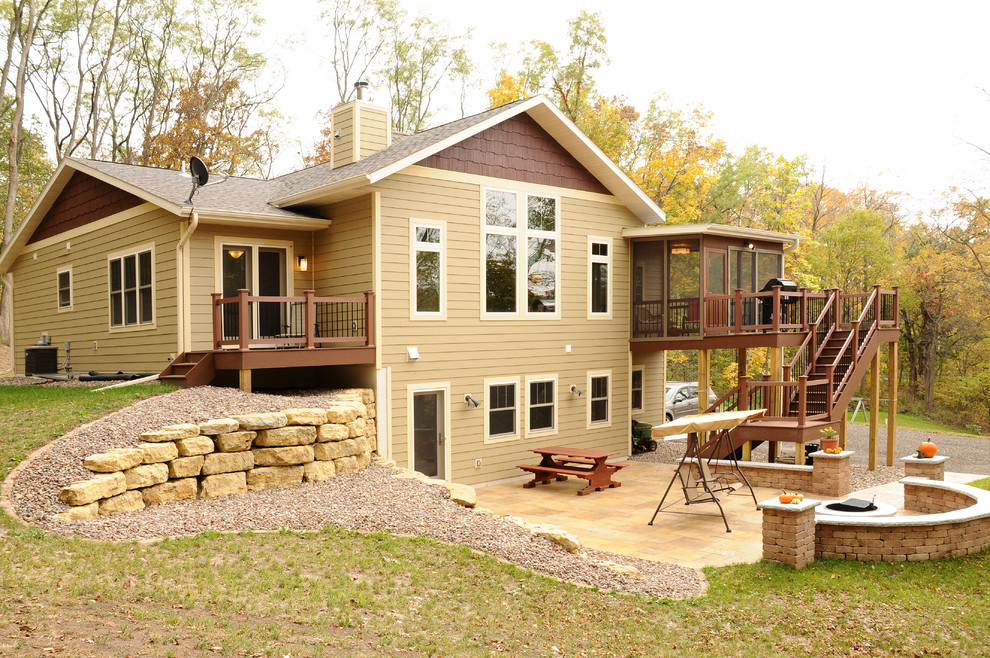 Exposed Ranch Home-Back View - Traditional - House Exterior - Other ...