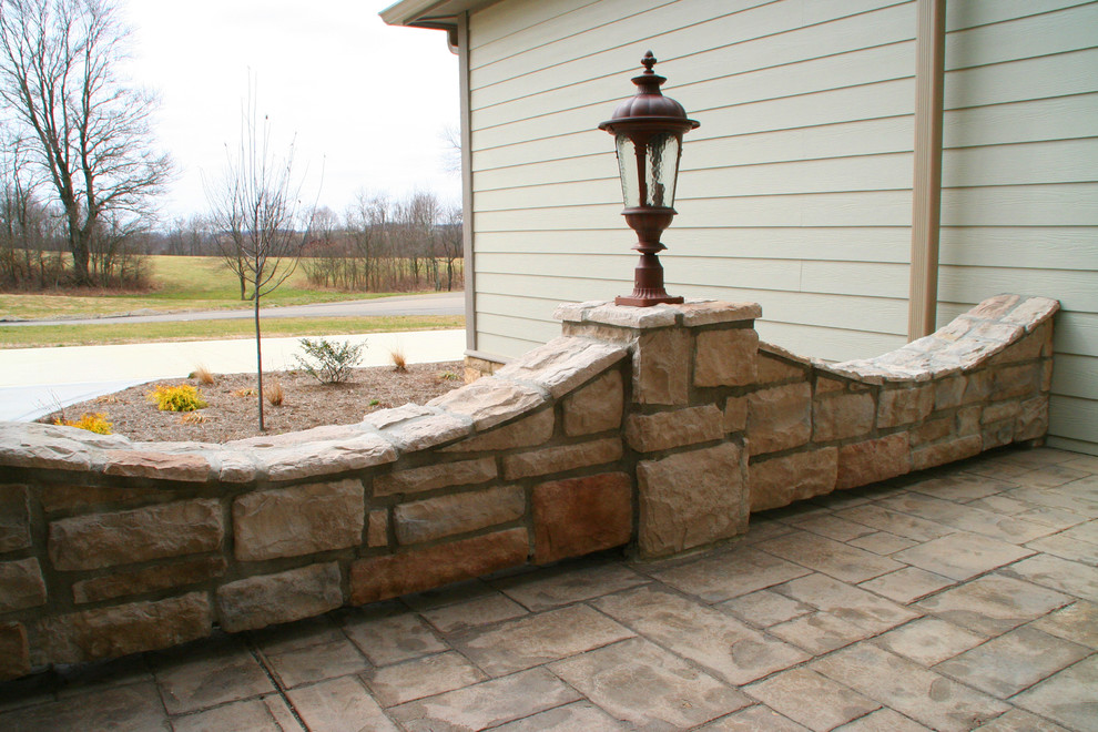Exterior Accents Using Limestone Manufactured Stone - Craftsman ...