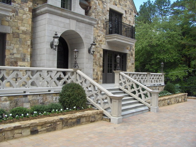 Exterior architectural cast stone - Traditional - House Exterior ...