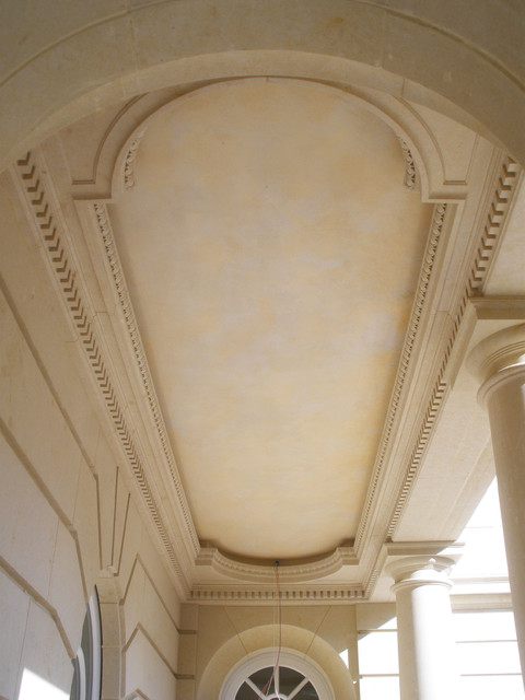 Exterior Colored Plaster - Traditional - House Exterior - Chicago - by ...