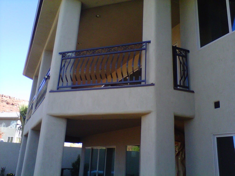 Exterior Decorative Iron Railing - Exterior - Salt Lake City - by Titan ...