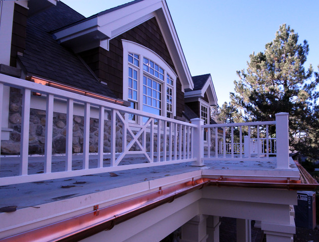 Exterior Decorative Iron Railing - Façade - Salt Lake City - par Titan ...