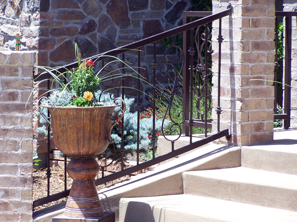 Exterior Decorative Iron Railing - Exterior - Salt Lake City - by Titan ...