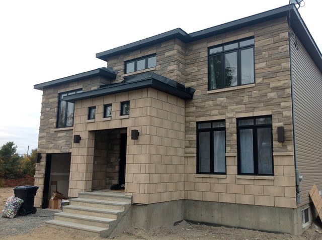 Exterior Finishes - Contemporary - House Exterior - Ottawa - by Merkley ...