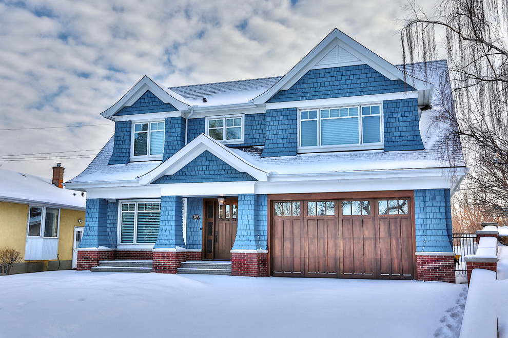 Exterior Front Elevation - Transitional - Exterior - Calgary - by ...