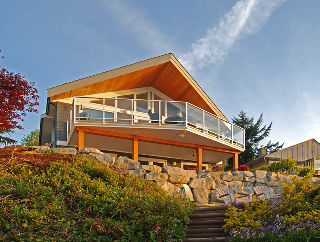 Exterior Front Prow Deck - Contemporain - Façade - Vancouver - par ...