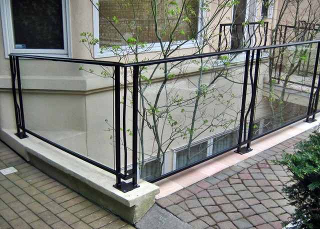 Exterior Glass Railing - Contemporain - Façade - Vancouver - par Iron ...