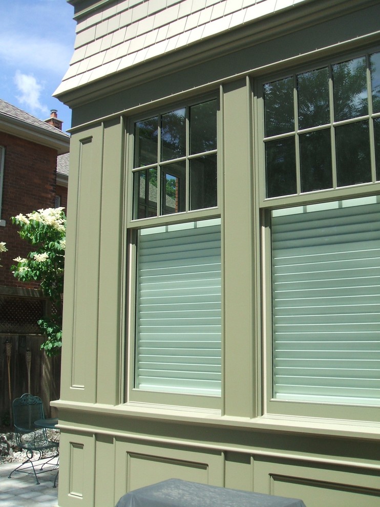 Exterior Home Makeover and Back Porch - Traditional - Exterior ...