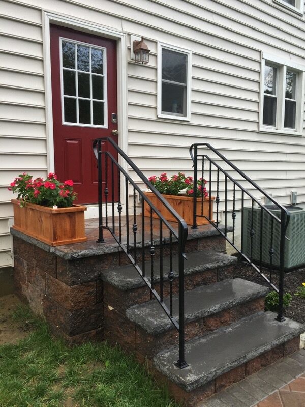 Exterior iron railings - Traditional - House Exterior - Philadelphia ...