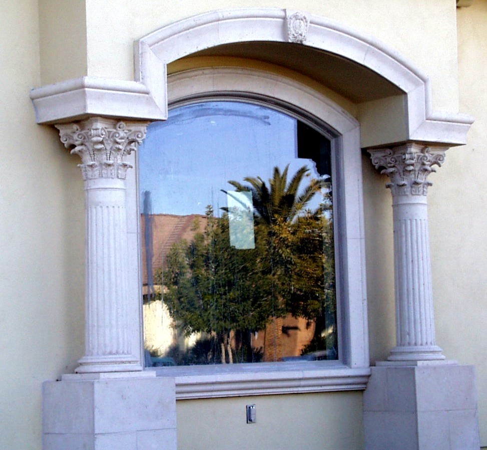 Exterior Molding & Trim enhance doors and windows - Mediterranean ...